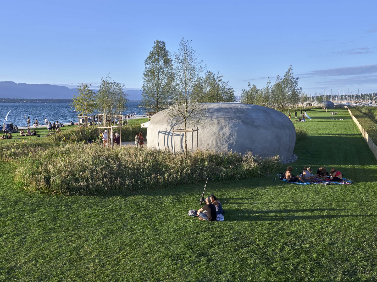 Kieselstein am Strand - Architekturprojekte - swiss-arc.ch