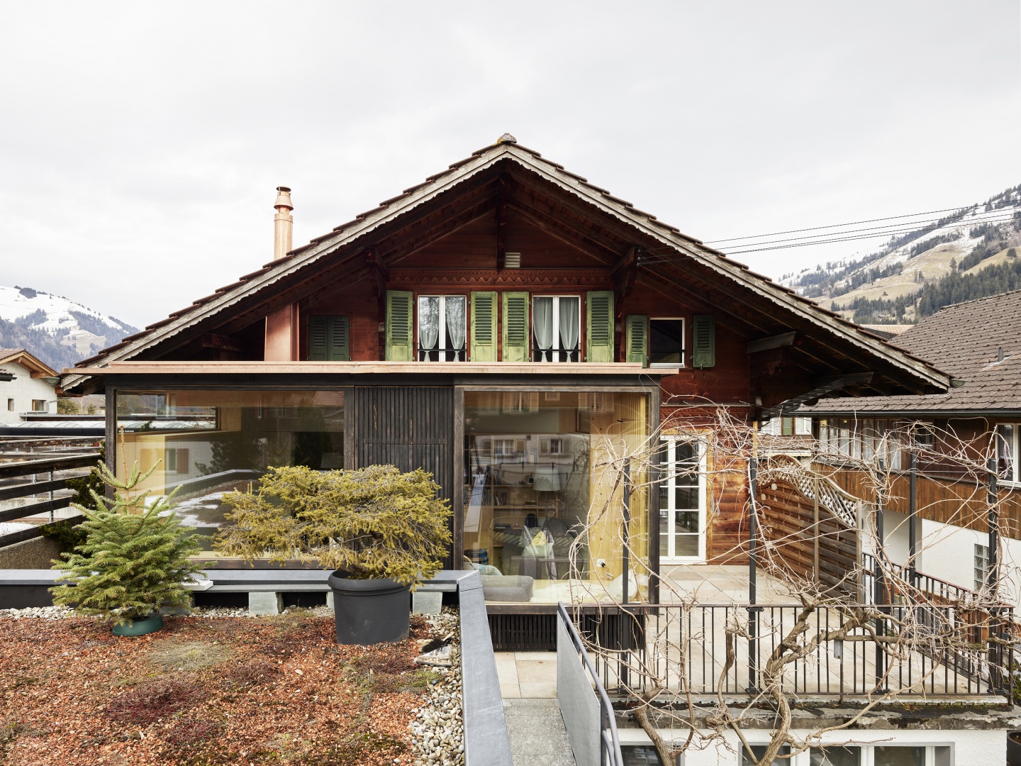 Integrierte Einliegerwohnung - Architekturprojekte - swiss-arc.ch